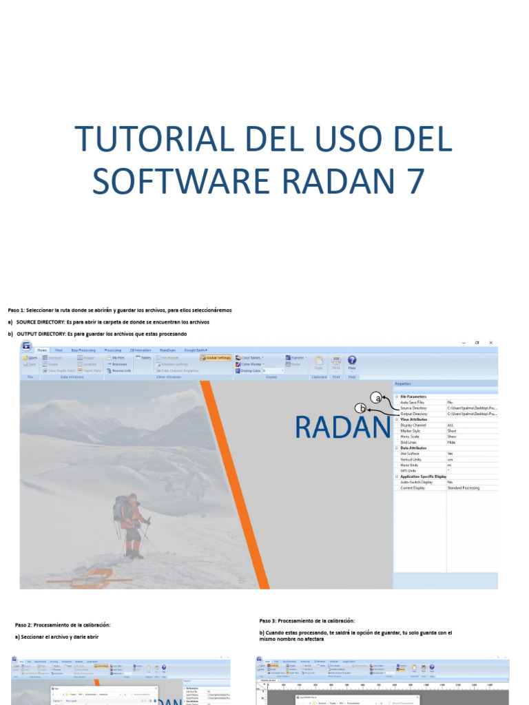 Procesamiento Del Radan | PDF | Software