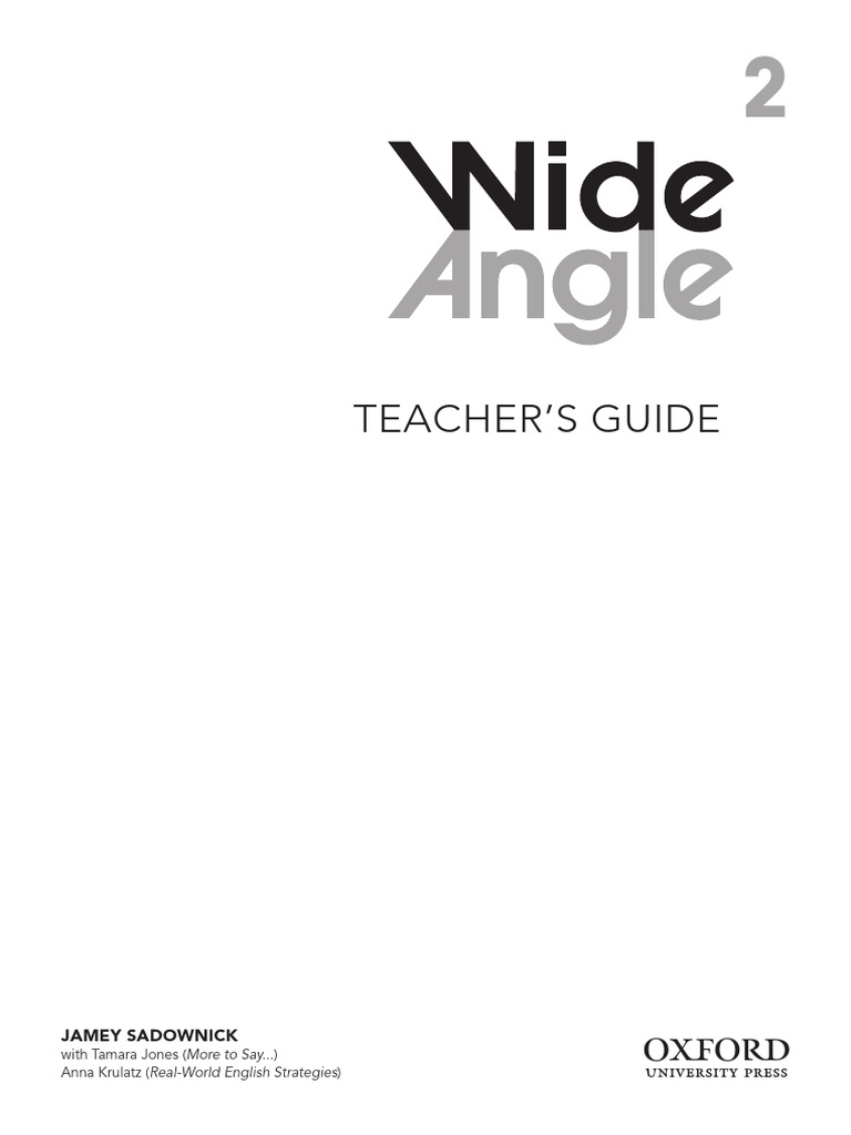 Wide Angle 2 Teachers Book Unlocked | PDF | Teachers | Communication