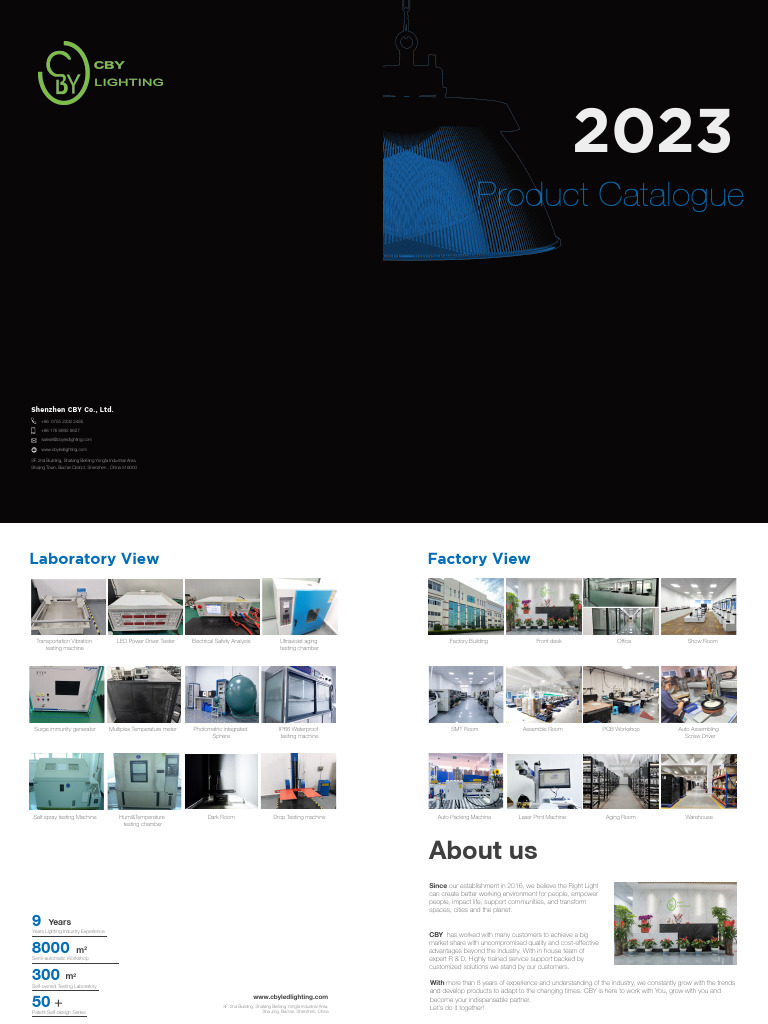 2023 CBY Lighting Catalog V2 | PDF | Lighting | Light