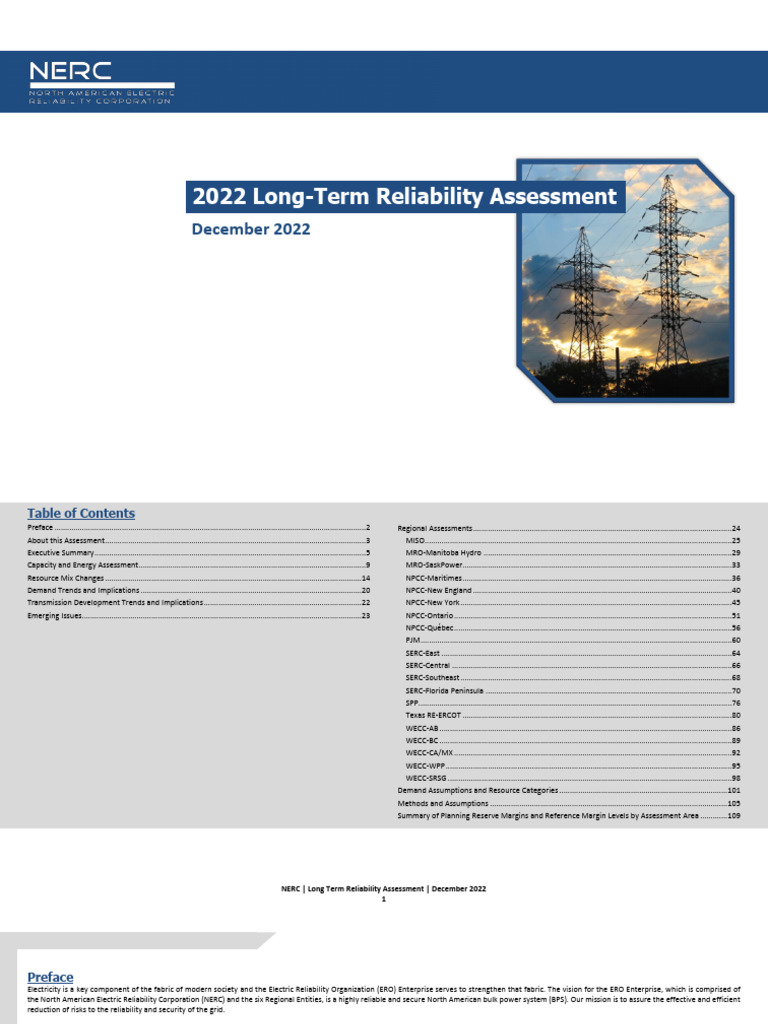 Nerc Ltra 2022 | PDF | Wind Power | Electrical Grid