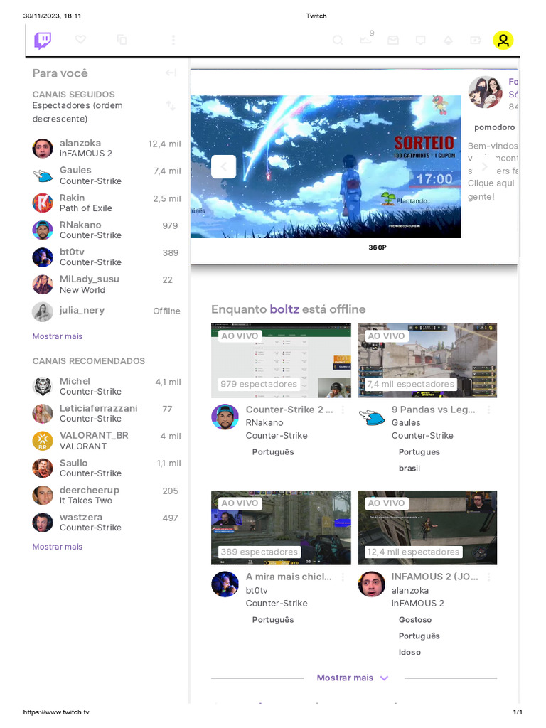 Twitch | PDF