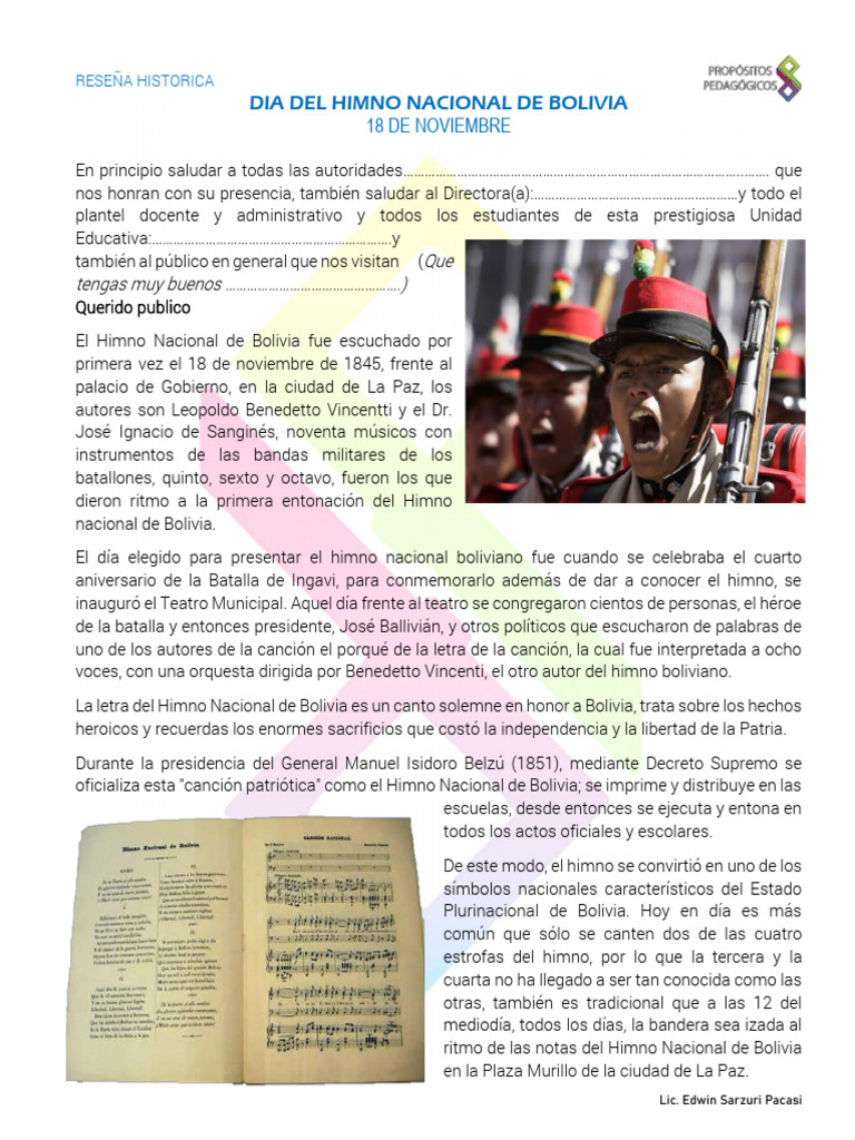 El Senor Del Sabbath Resena Historica Del Himno Nacional Del Ecuador