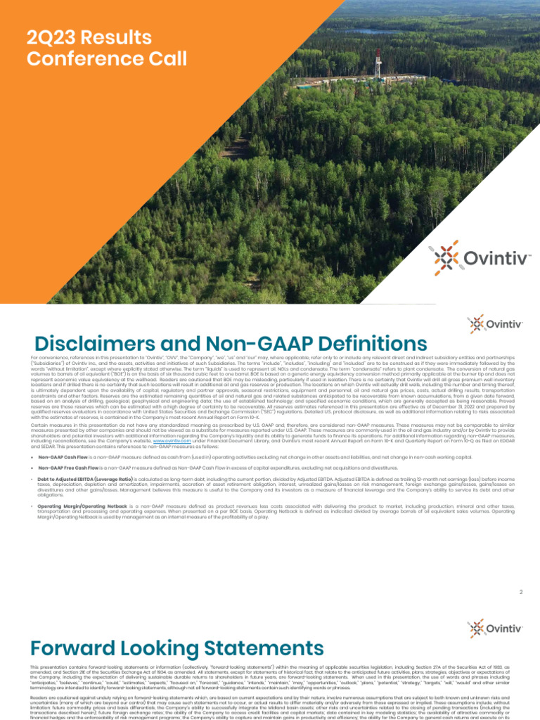 2Q23 Earnings Presentation | PDF | Risk | Taxes