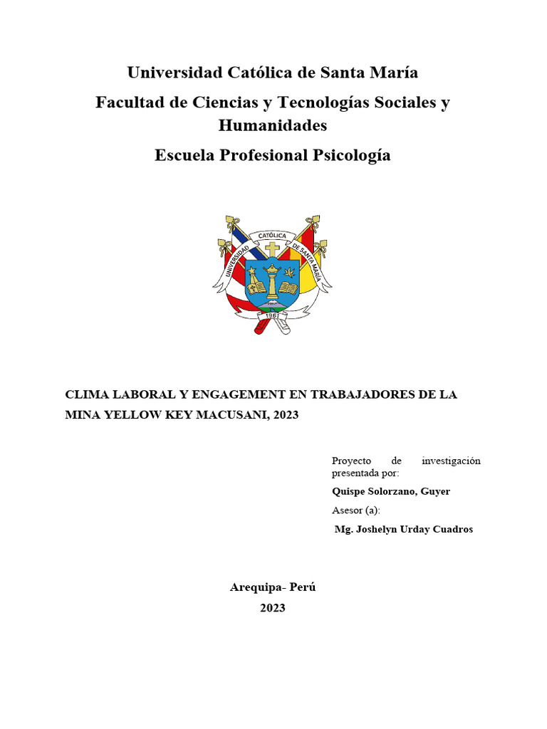 Tesis Con Formato de Ucsm | PDF | Burnout ocupacional | Alfa de Cronbach