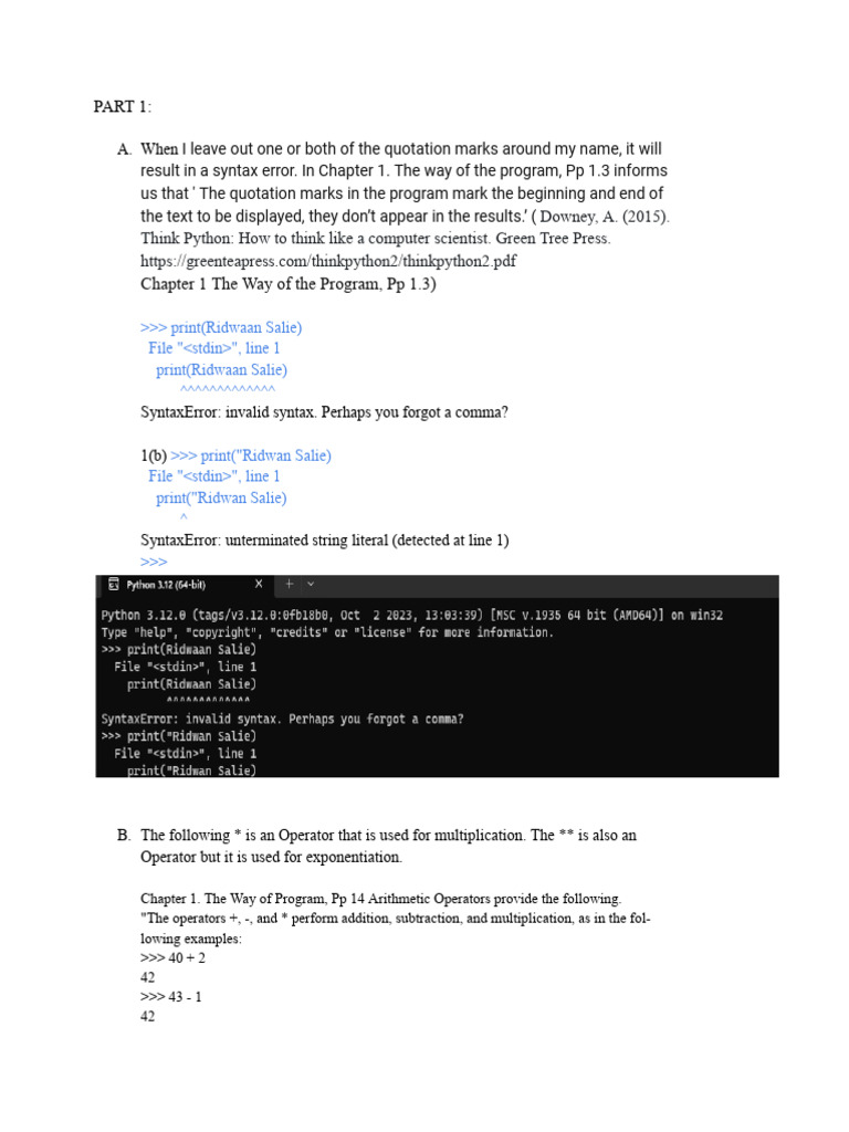 Programming Assignment 1 Pdf Parameter Computer Programming 1334