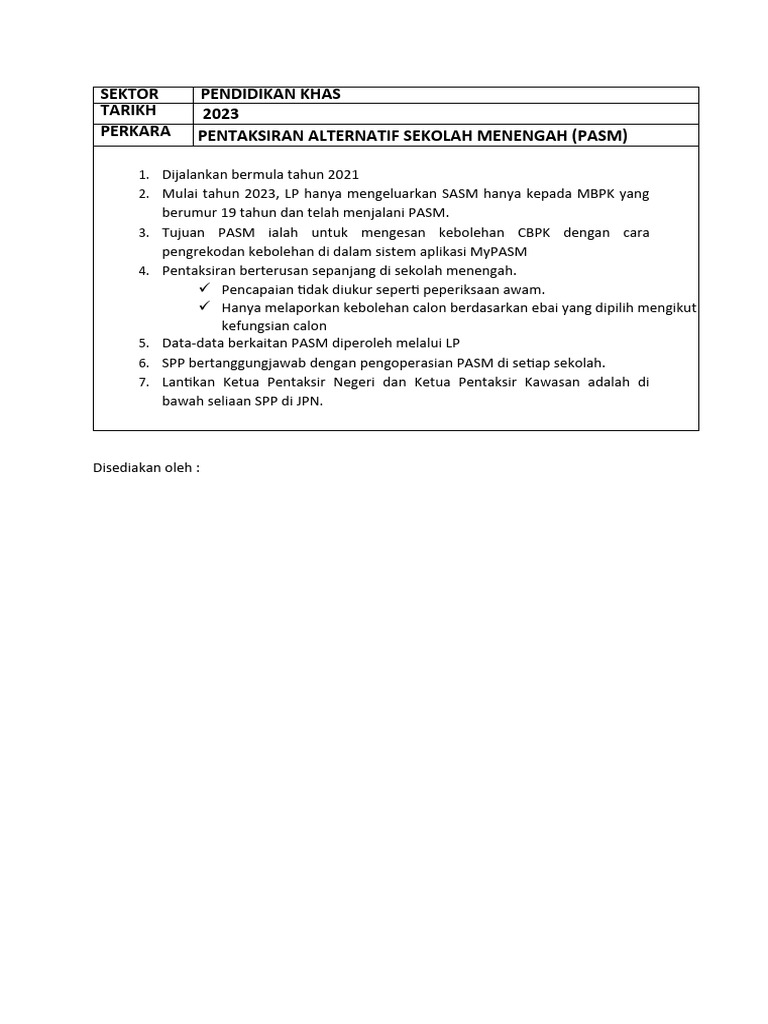 Talking Point Pasm | PDF
