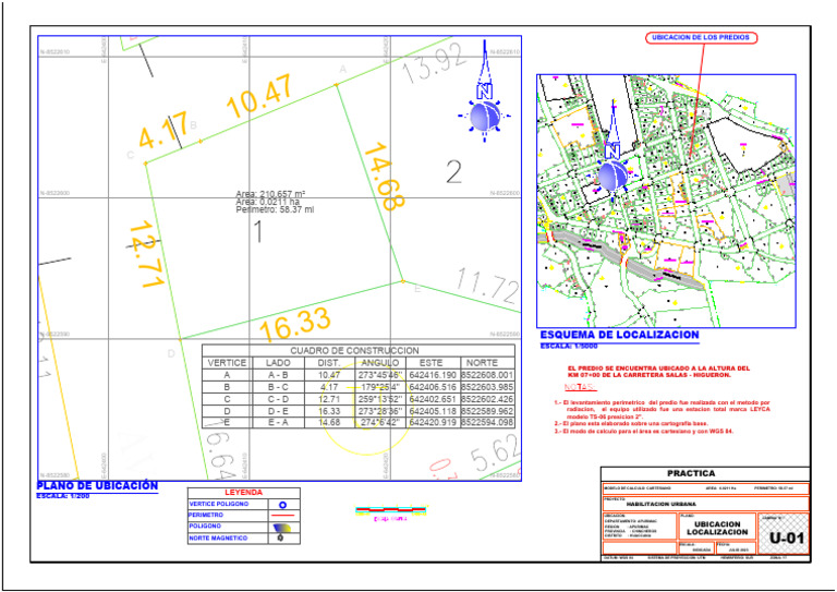 Plano de Ubicacion y Localizacion-Ubicacion | PDF