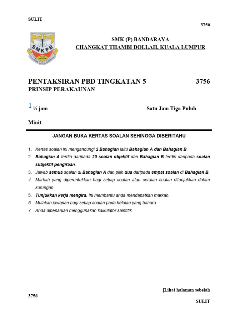 Pentaksiran PBD Ting 5 | PDF