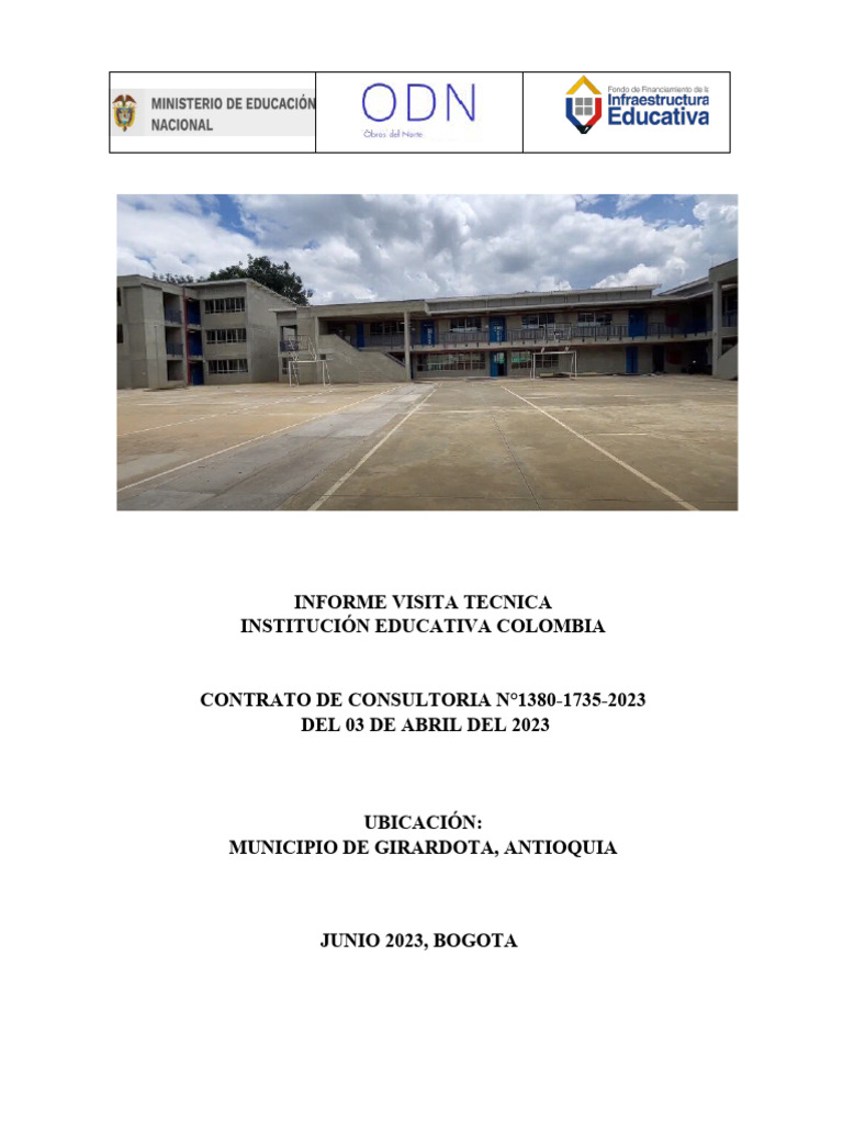 Informe Visita Tecnica Ie Colombia | PDF