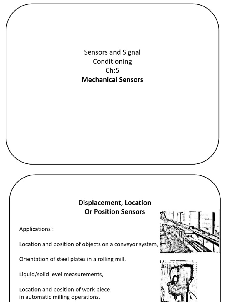 Chapter 4 Sensors | PDF | Deformation (Engineering) | Young's Modulus
