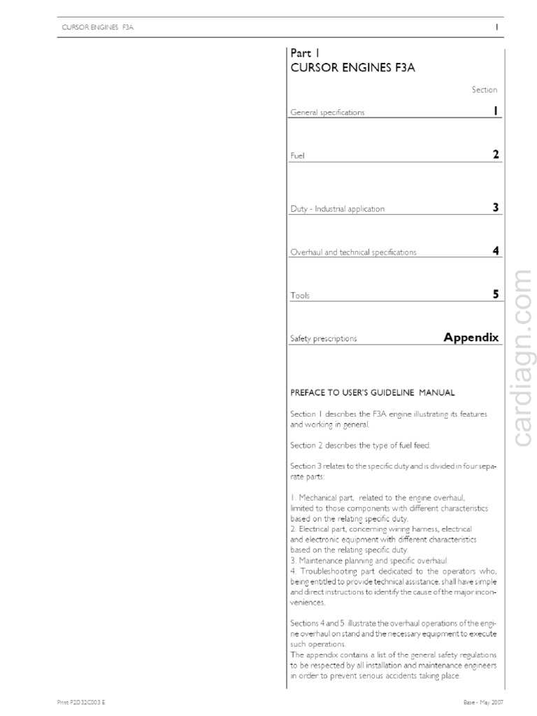 Cursor Engines F3a - Cursor Engines - Pdfs Free Online | PDF