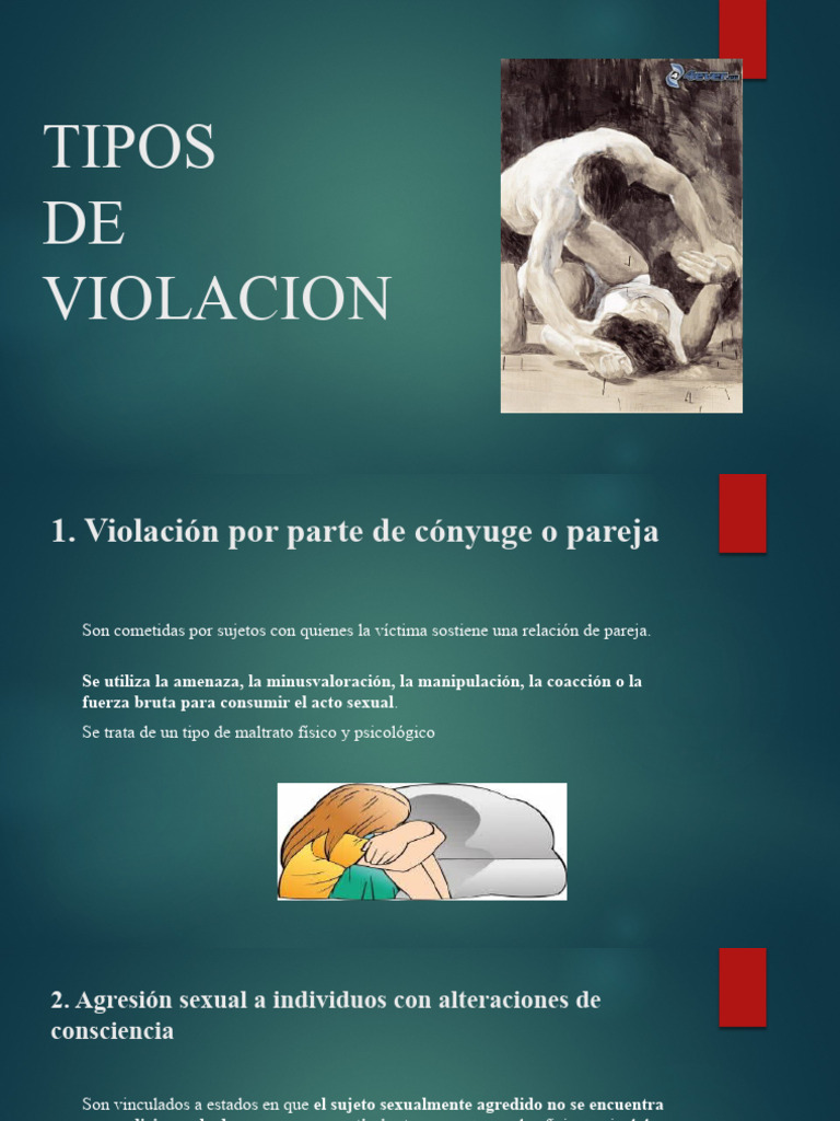 Tipos de Violacion | PDF | Violación | Agresión sexual