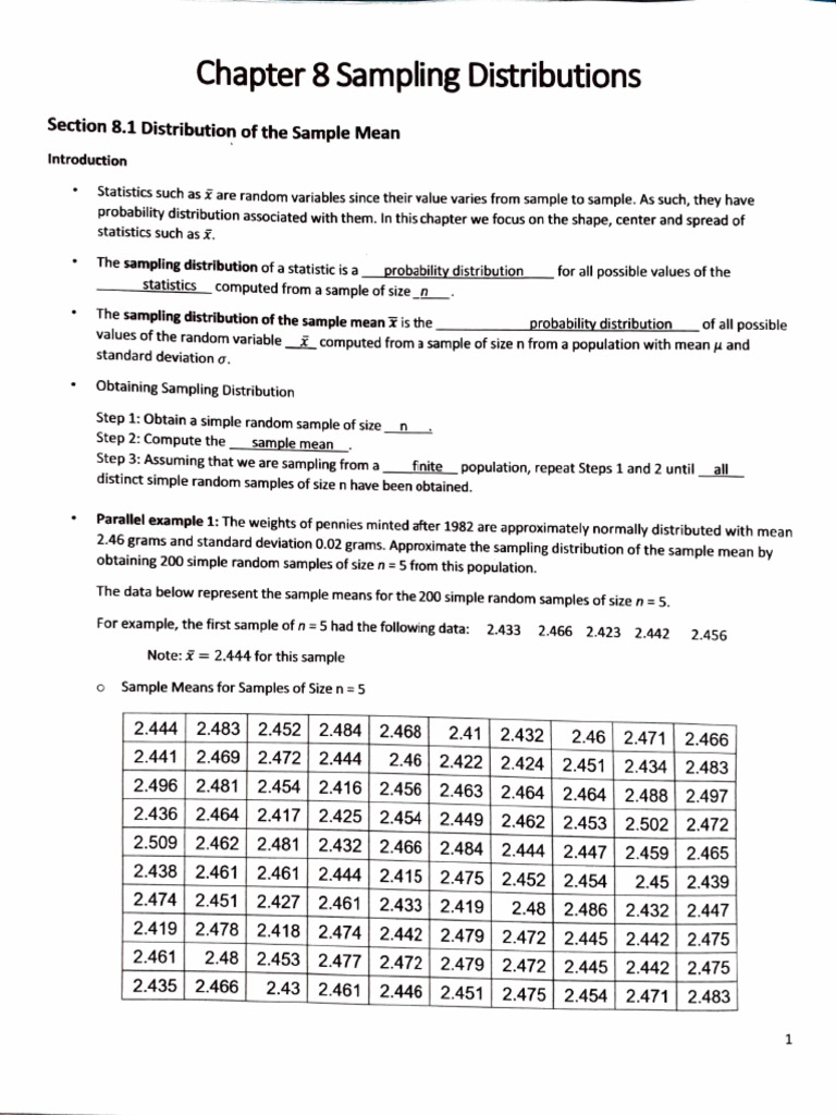 Math 227 Chapter 8 | PDF