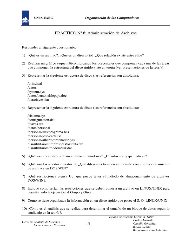 Pract 6 Amin de Archivos | PDF