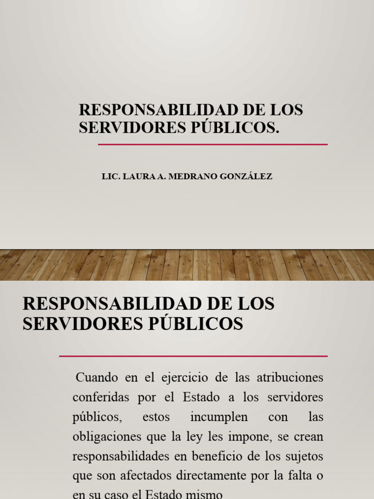 Unidad Servidores Públicos. | PDF
