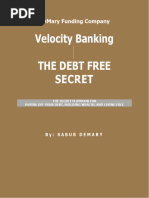 Velocity Banking Financial Spreadsheet 2022 | PDF | Debt | Mortgages