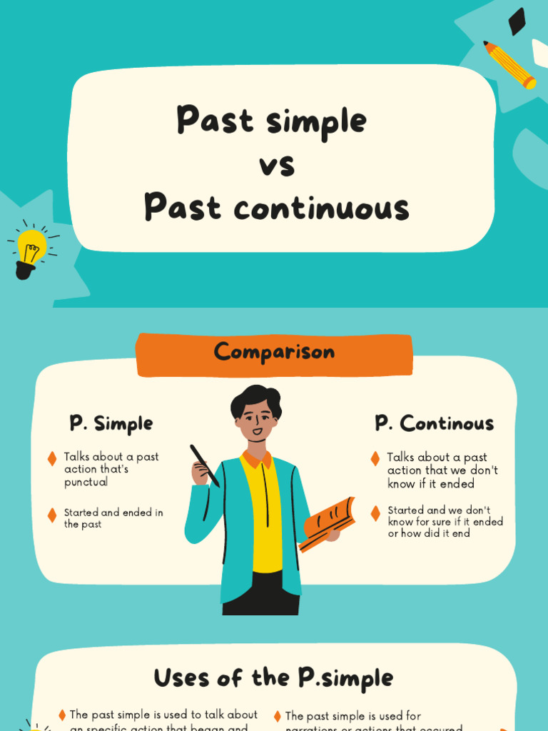 Past Simple vs. Past Continuous Guide | PDF | Language Arts ...