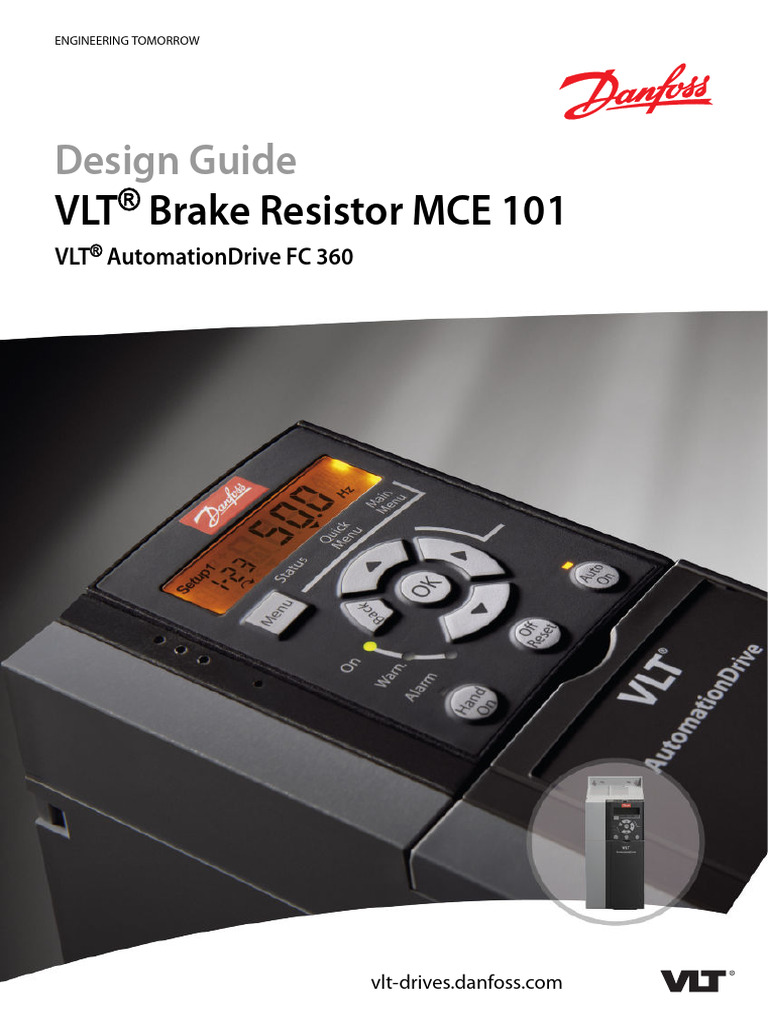 Brake Resistor VLT Mce 101 Design Guide MG06H102 | PDF | Resistor | Electric Motor