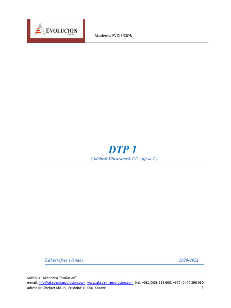 DTP 1 (Arsim Shala) | PDF