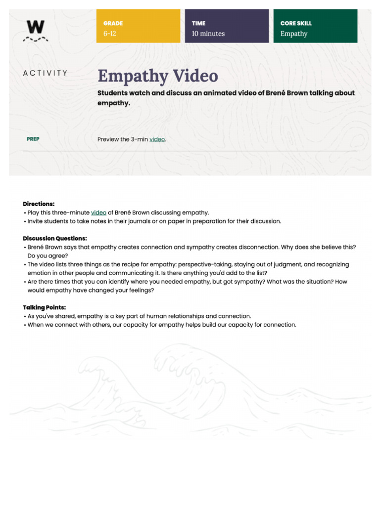 Empathy Video | PDF