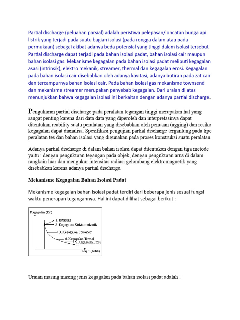 Partial Discharge | PDF