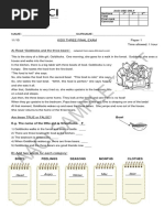 Goldilocks and The 3 Bears Script | PDF | Goldilocks And The Three ...