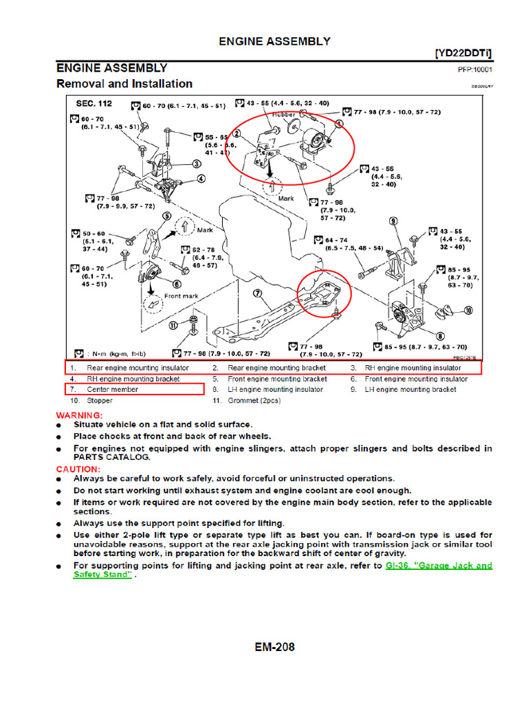 T30 Rear Engine Mount | PDF