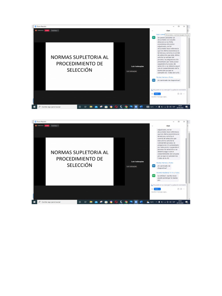 Doc1-24 Octubre 2022-Capacitacion Zoom | PDF
