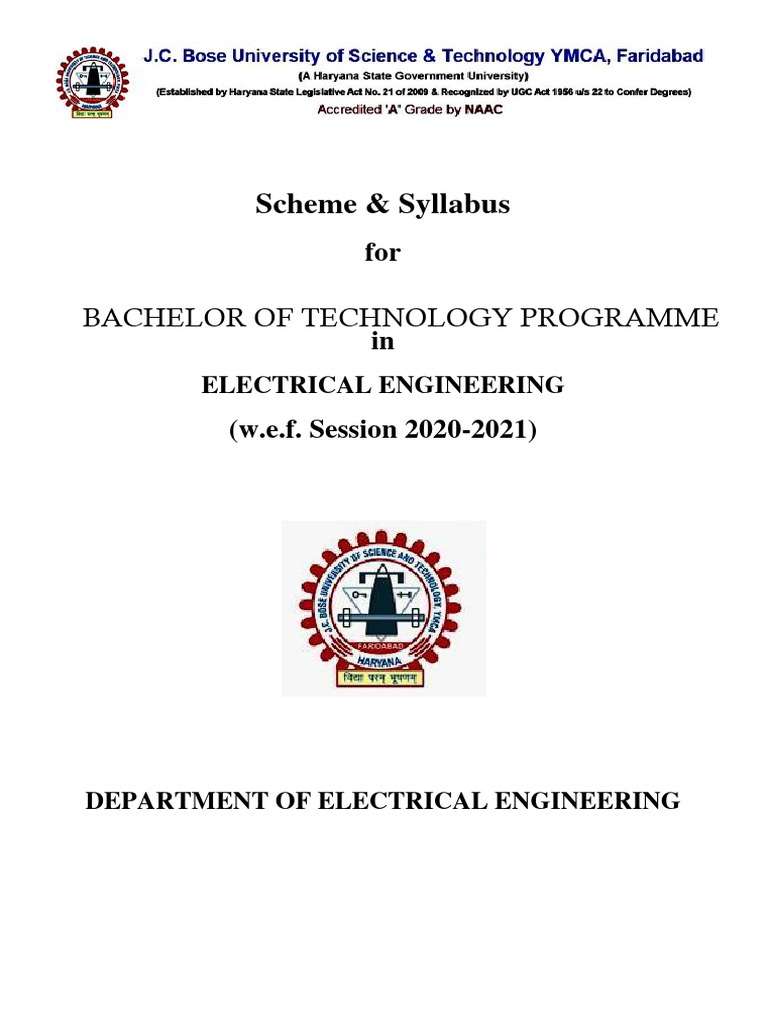 El Scheme 2020-21 | PDF | Engineering | Electrical Engineering