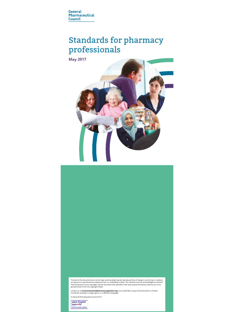 GPHC Standards For Pharmacy Professionals | PDF | Pharmacist | Pharmacy