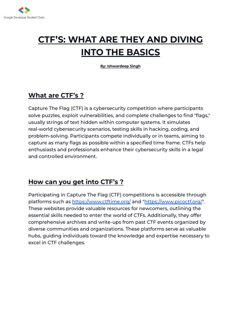 CTF 1 | PDF | Encryption | Cybercrime