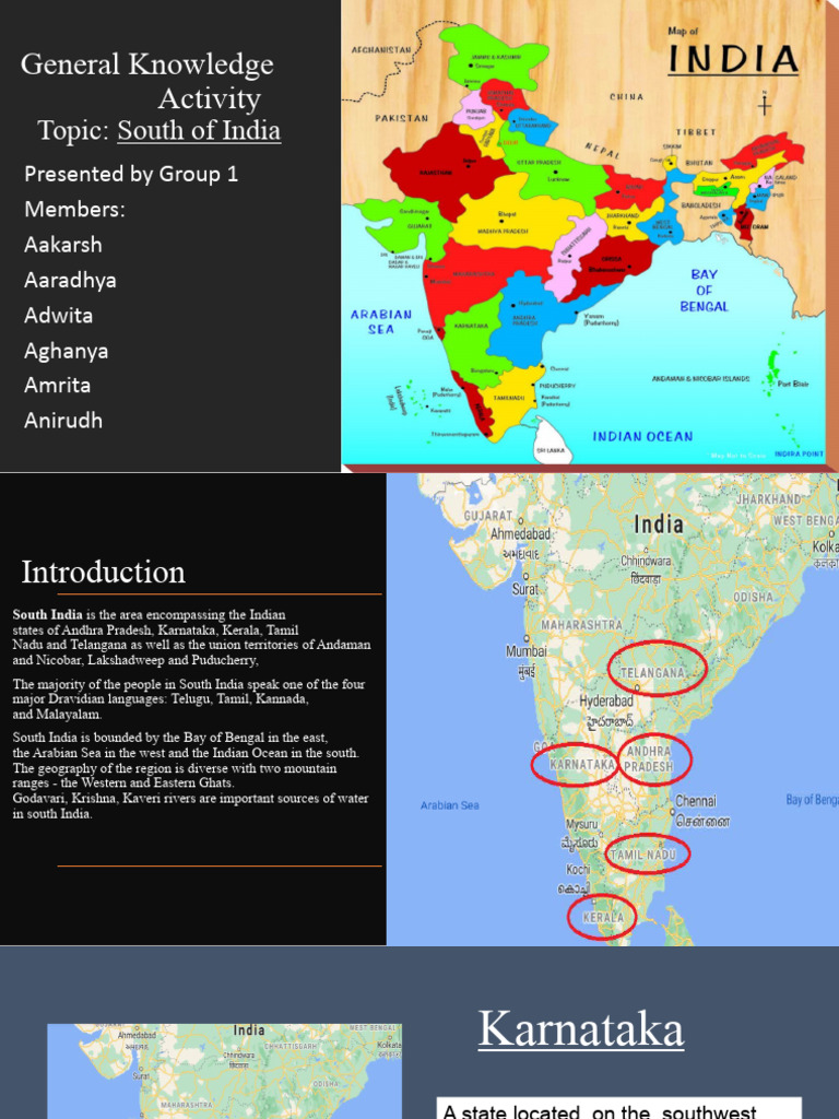 Final General Knowledge Activity | PDF | South India | Tamil Nadu