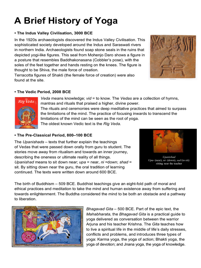 History of Yoga | Download Free PDF | Hatha Yoga | Vedas