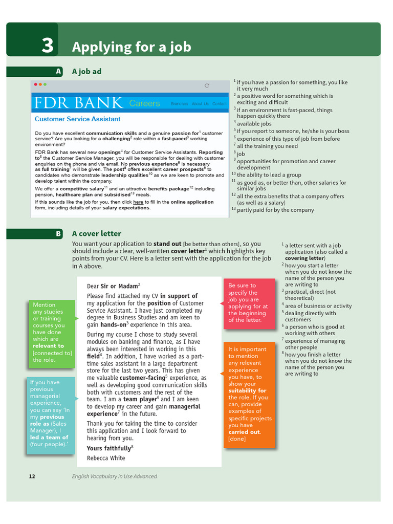 3.applying For A Job | PDF | Human Communication | Communication