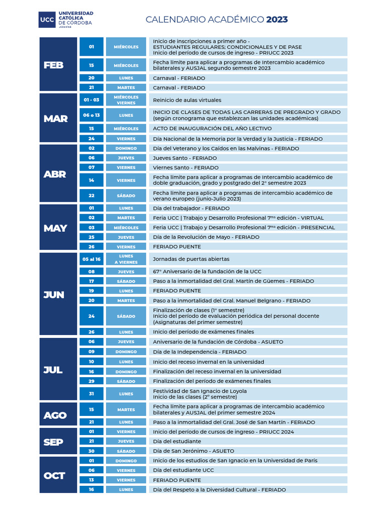 Calendario 2023-2024 | PDF | Observancias | Vacaciones religiosas