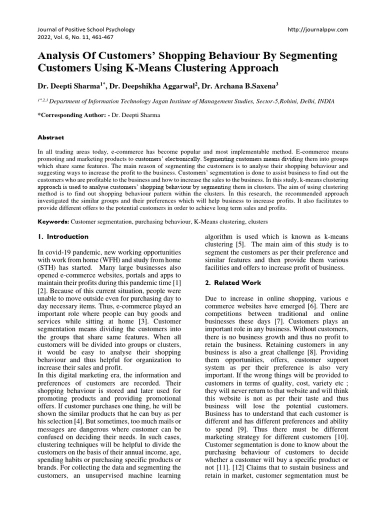 JPSP202244 | PDF | Cluster Analysis | Market Segmentation