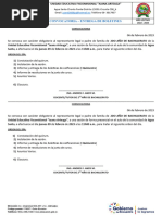 Formato Modelo Informe de Comisiones | PDF