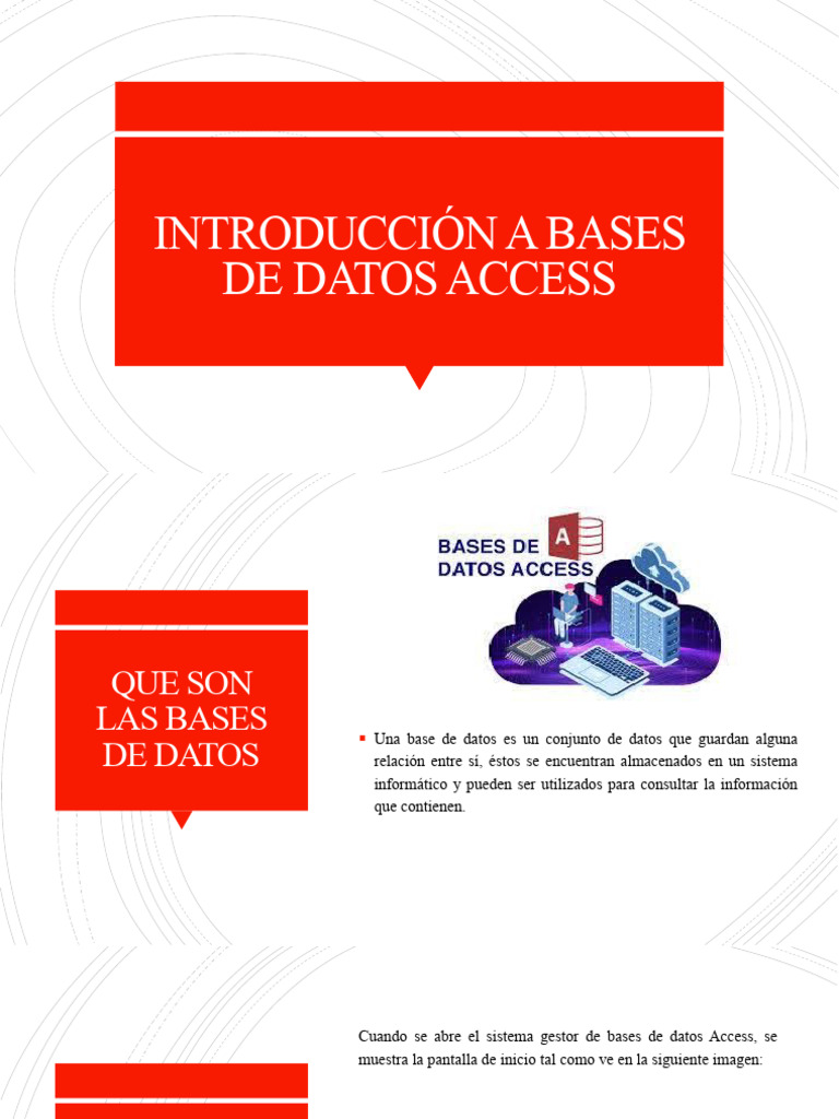 INTRODUCCIÓN A BASES DE DATOS ACCESS 2 | PDF | Bases de datos | Ciencias de la Computación