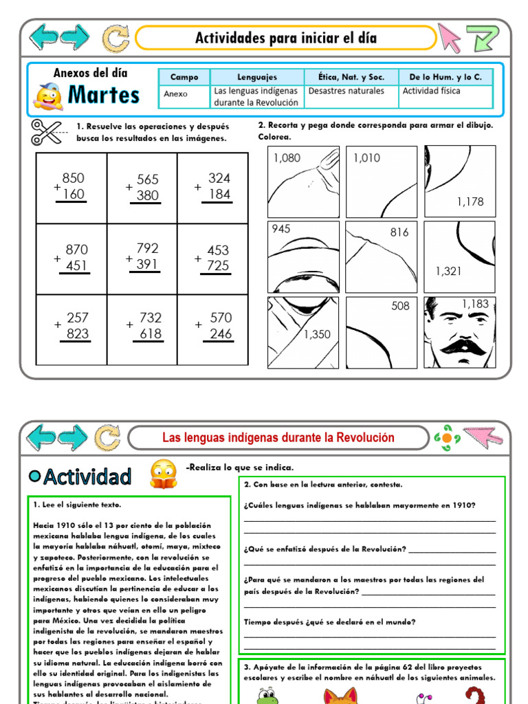 Actividades 3er Grado | PDF | México