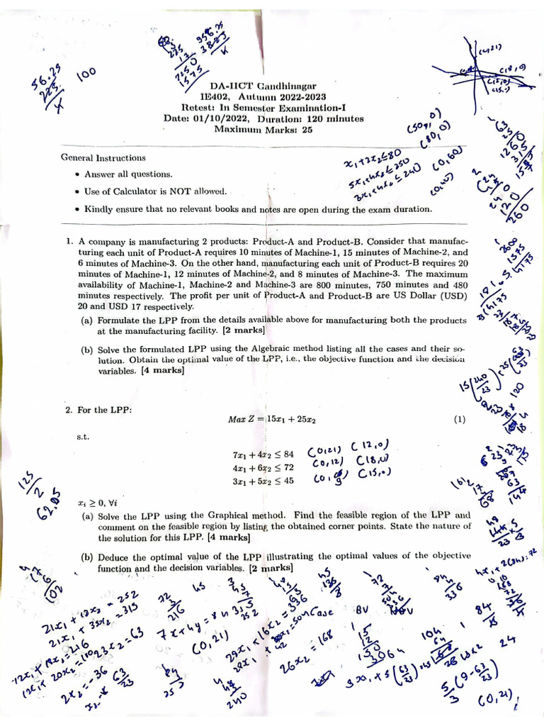 IE402 - Optimization Papers | PDF