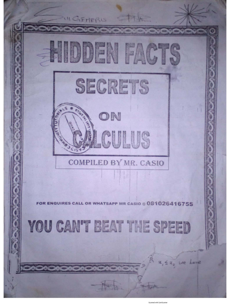 MTH 102 Summary | PDF