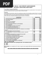 Teste: SRQ 20 - Self Report Questionnaire | PDF