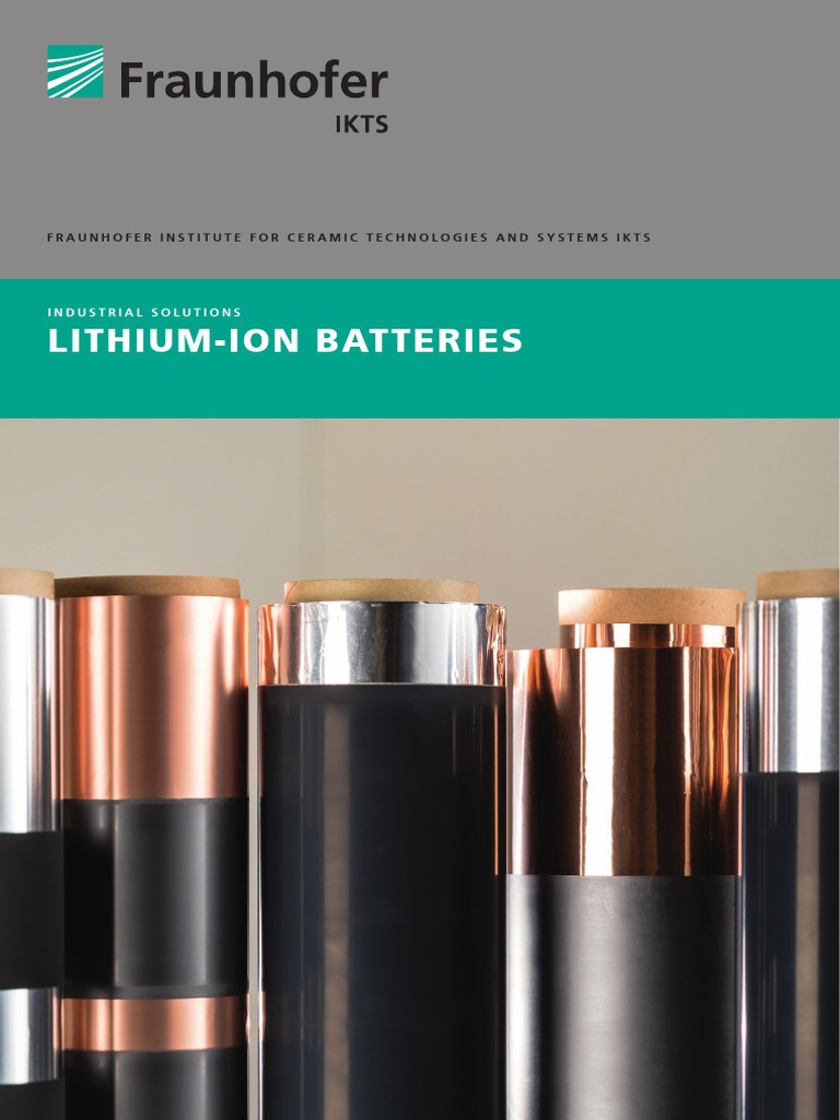 IKTS Industrial Solutions Lithium-Ion Batteries | Download Free PDF ...