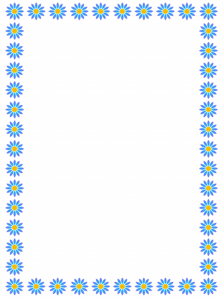 Margen Flores Azules | PDF