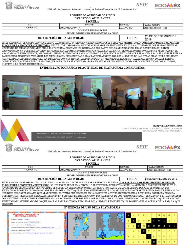 Actividades de Grupos P.tics | PDF