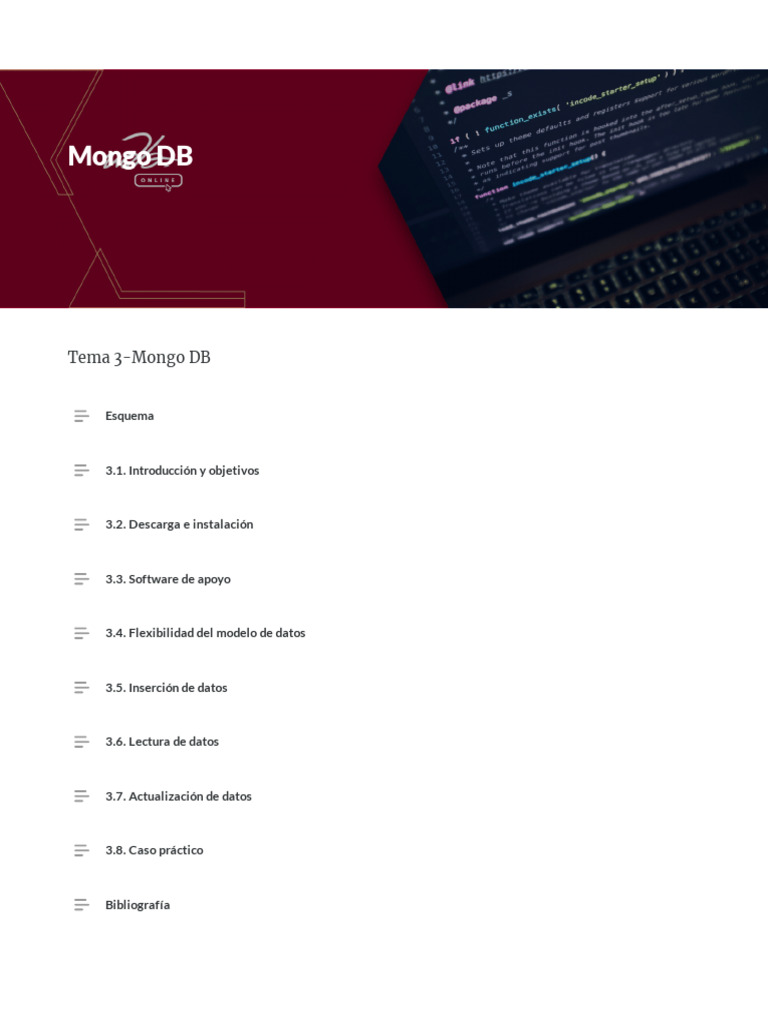 Mongo Db Ok5j8ezt Pdf Mongo Db Bases De Datos