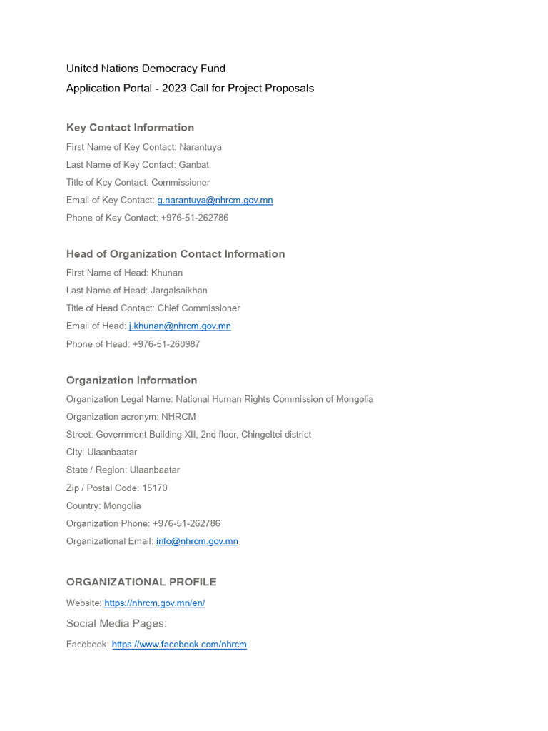 UNDEF Proposal | PDF | Privacy | Sustainability