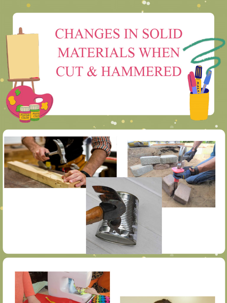 Physical Changes in Solid Materials | PDF