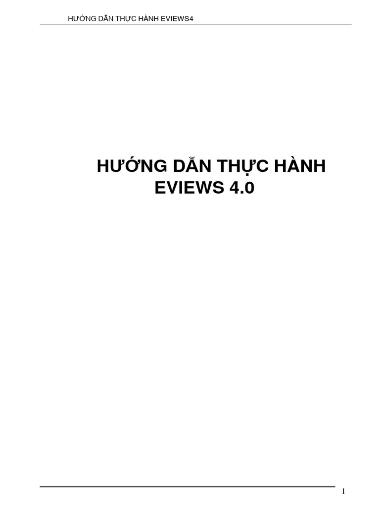 HDTH Eviews 2023 | PDF