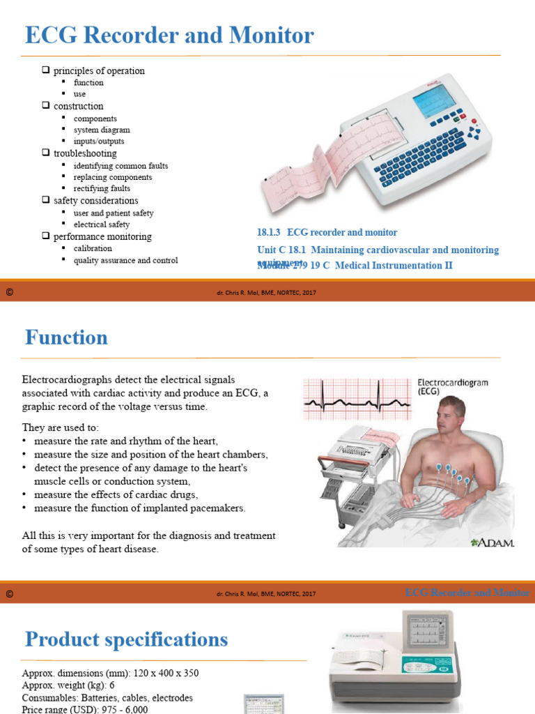CM ECG Recorder PP | PDF | Electrocardiography | Heart